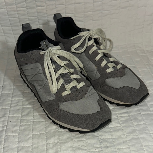Merrell | Shoes | Merrell Alpine Gray Athletic Shoes With Suede And ...